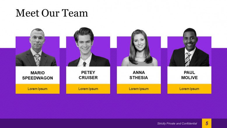 Meet The Team Template | Free PowerPoint Template Meet The Team Template | Free PowerPoint Template